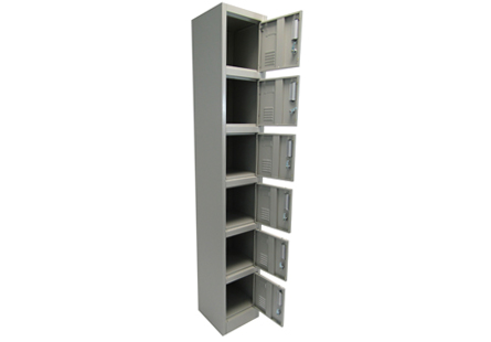 6 Door Locker | Metal Storage Locker